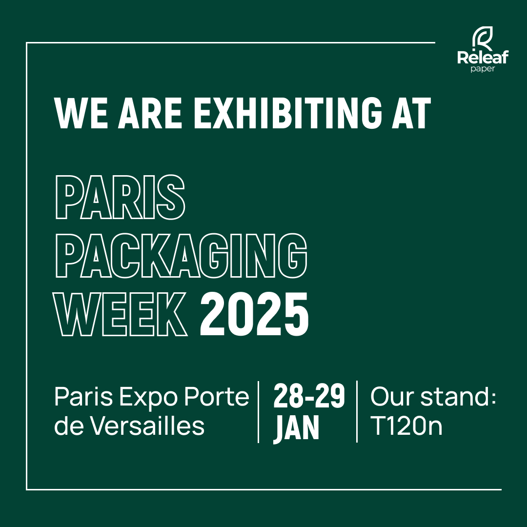 Releaf Paper’s packaging solutions at Paris Packaging Week 2025